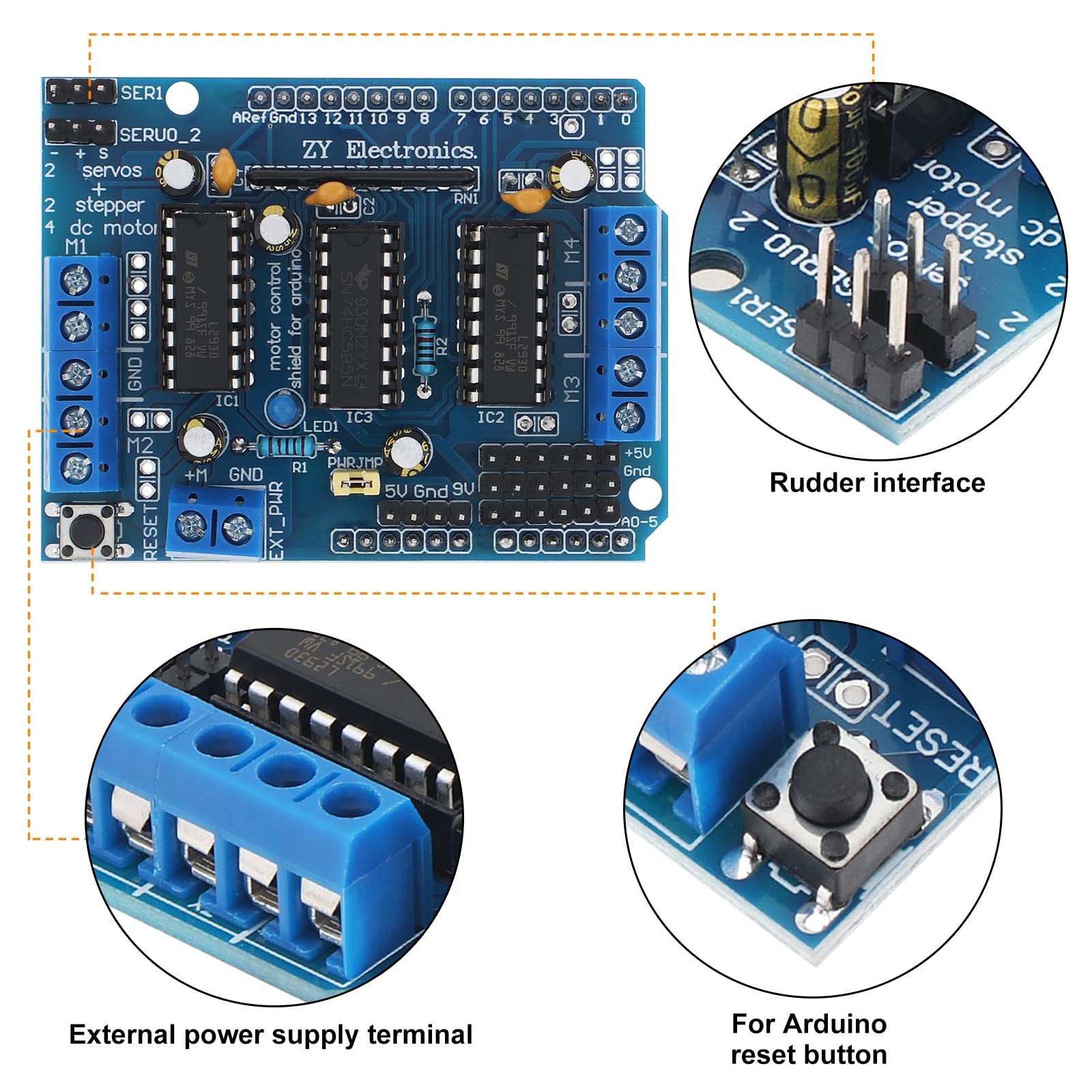 Mua L293D DC Motor Drive Stepper Motor Drive Shield Expansion Board Fit ...