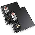 Amazon.com: ARTEZA Spiral Sketch Book 9x12 Drawing Pad 2 Pack 200 Sheets Sketch Pads for Drawing ...