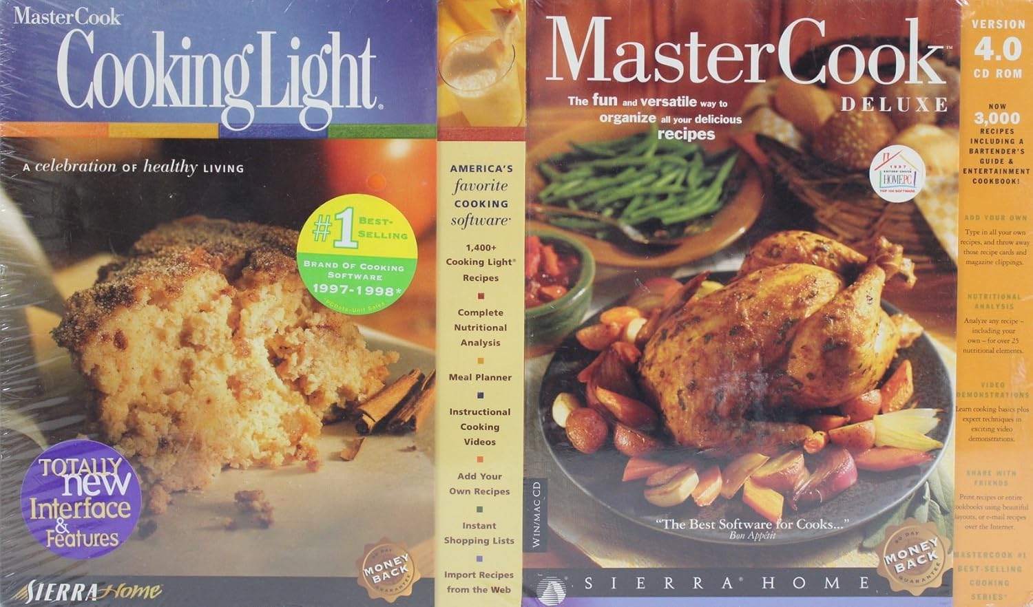 Amazon.com: Master Cook Cooking Light 5.0 and Master Cook Deluxe 4.0 ...