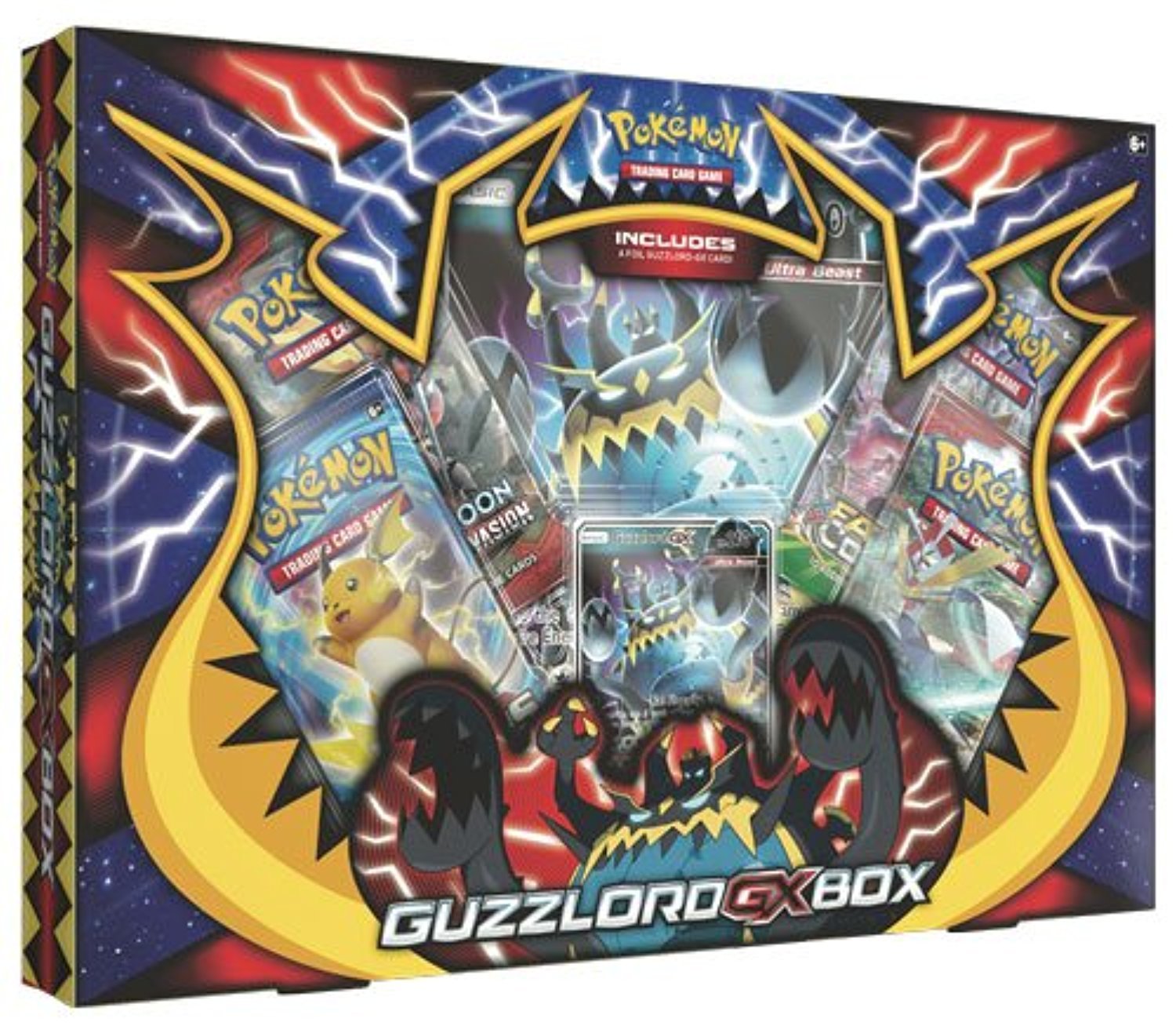 Pokémon Guzzlord-GX Cards with 4 Booster Packs: Amazon.in: Toys & Games