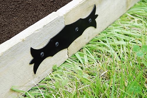 Timber Railway Sleeper Driveway Path Straight Edge Edging Bracket Heavy ...