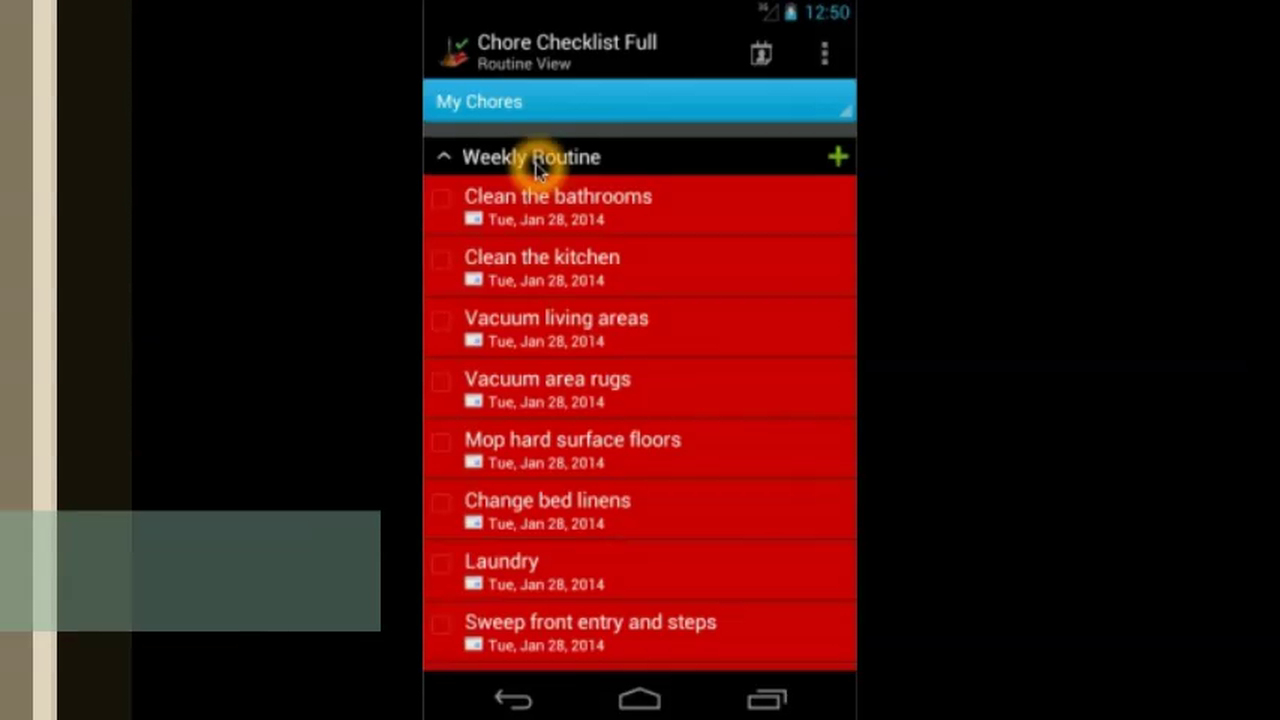 Chore Checklist - Lite - App on the Amazon Appstore
