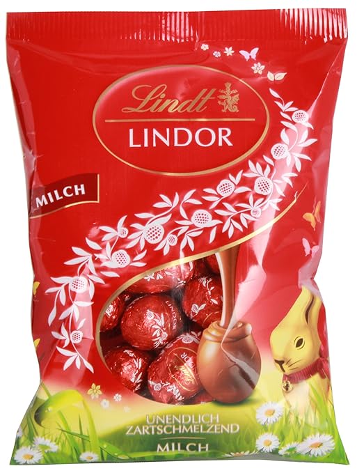 Lindt & Sprüngli Lindor Mini Eier Feinherb, 3er Pack (3 x 100 g ...