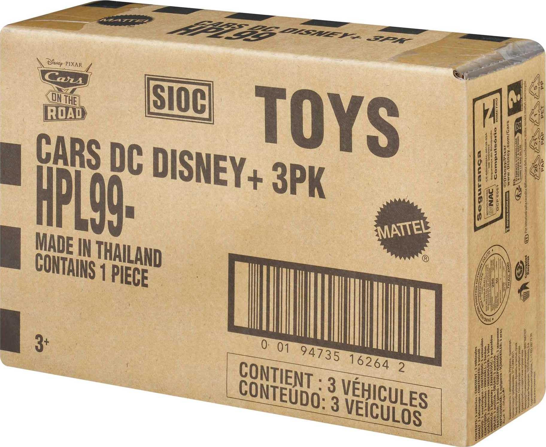 Mua Mattel Disney Pixar Cars Mini Racers 3-Pack of Small Die-Cast Toy ...