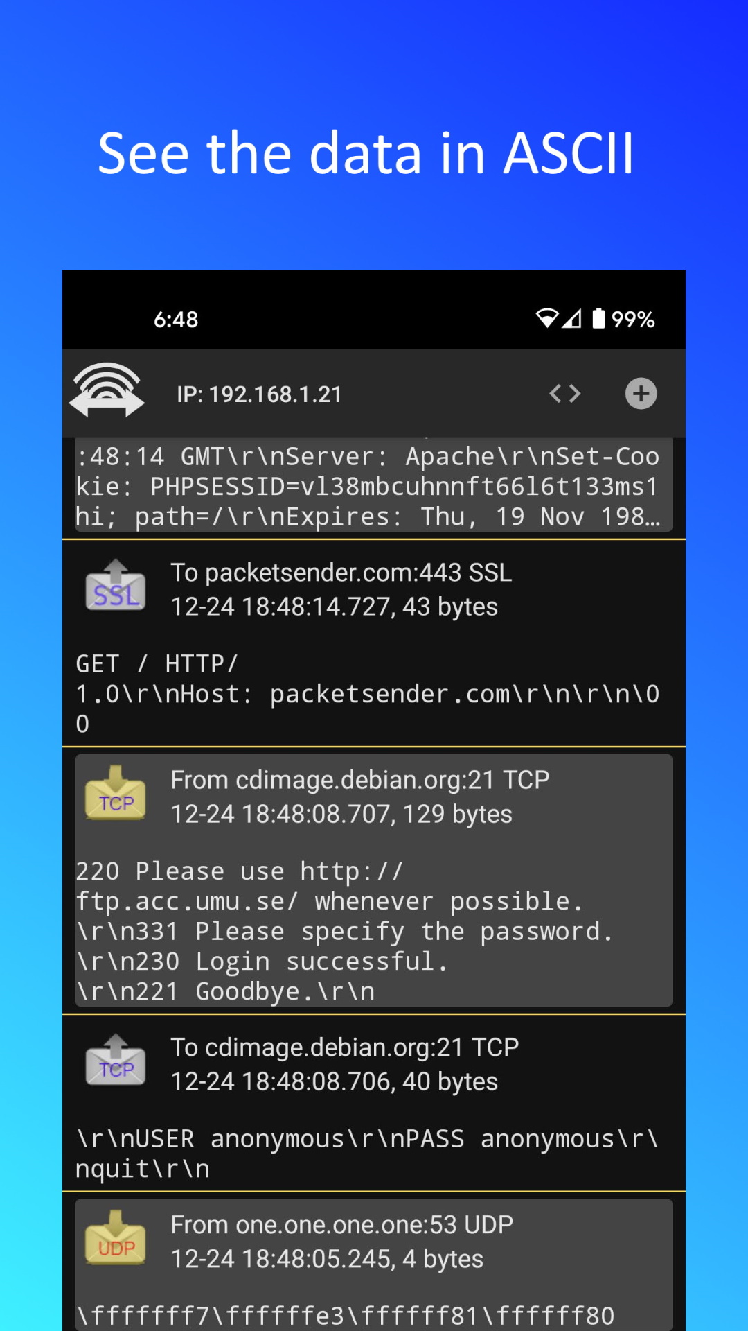 Packet Sender - TCP/UDP/SSL Network Test Utility:Amazon.com:Appstore ...