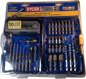 Ryobi Speed Load Plus 33 Pc Drill and Drive Kit - Hex Shank Drill Bits ...