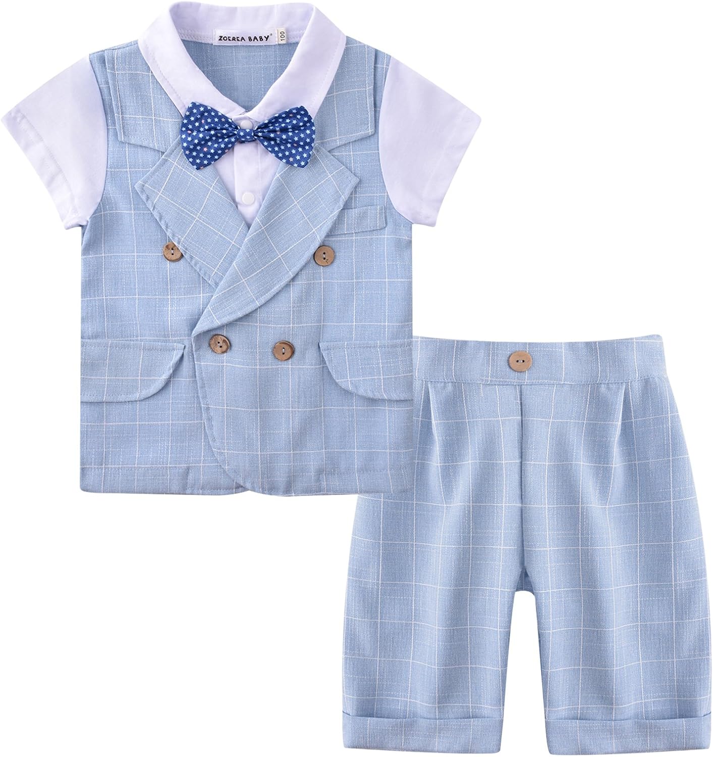 ZOEREA - Traje - para bebé azul 4 años: Amazon.es: Ropa y accesorios