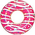Amazon.com: Sprinkled & Glazed Pink Donut Pool Float by CocoNut Float ...