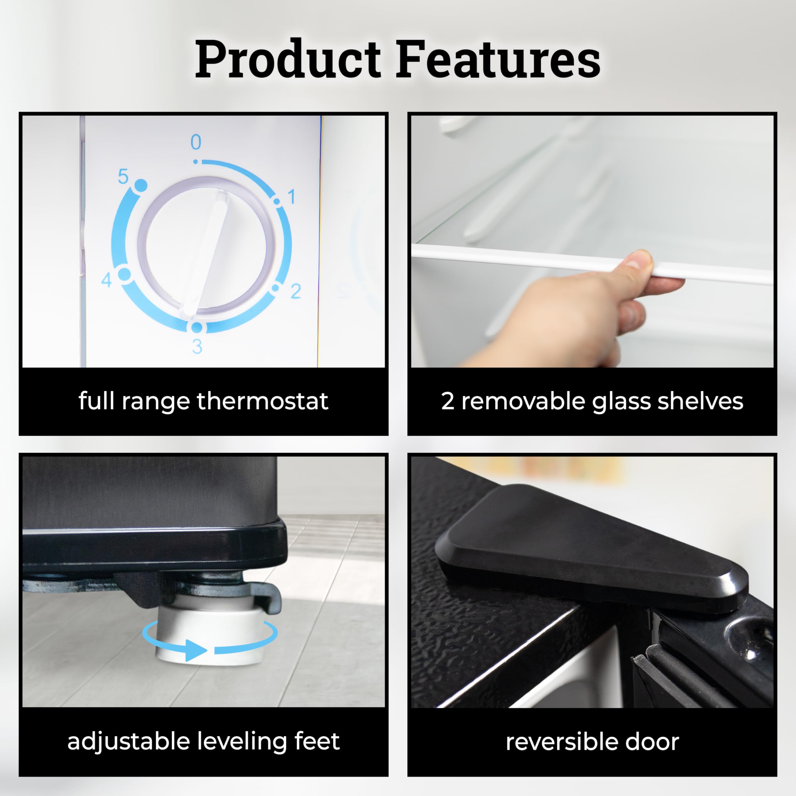 Mua 3.2 Cu.Ft. Single Door Compact Refrigerator with Freezer - Slide ...