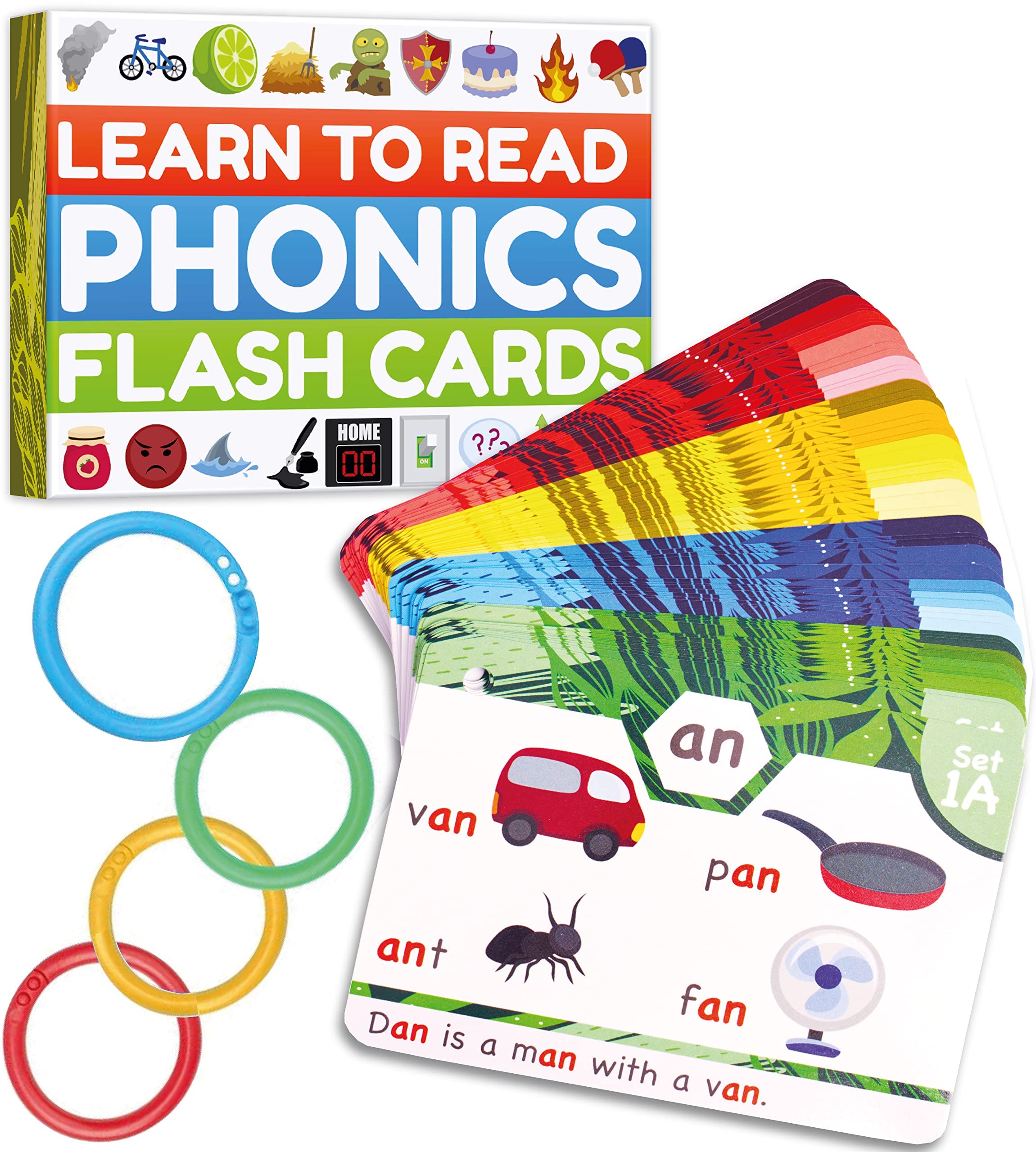Mua Phonics Flash Cards - Learn to Read in 20 Phonic Stages - Digraphs ...