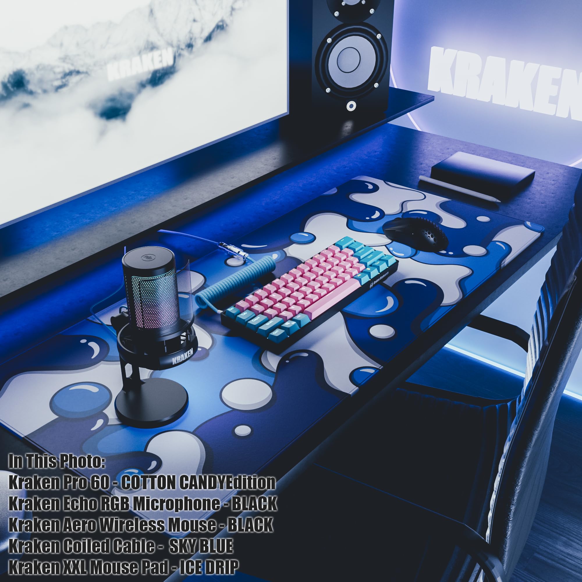 Mua DRIP XXL Blue & White Gaming Mouse Pad - Professional Artisan Mouse ...