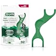 GUM Dual Technique Flosser, menta fresca, 50 unidades, 50 unidad, 1 ...