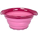 Amazon.com: Silicone Colander Collapsible Strainer 4 Qt. Dishwasher ...