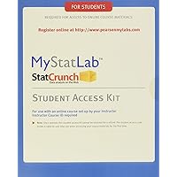 MyStatLab Student Access Kit: Including Statcrunch: Pearson Education: 9780321694645: Amazon.com ...