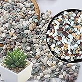 Amazon.com: 2 Pounds River Rocks, Pebbles, Outdoor Decorative Stones ...