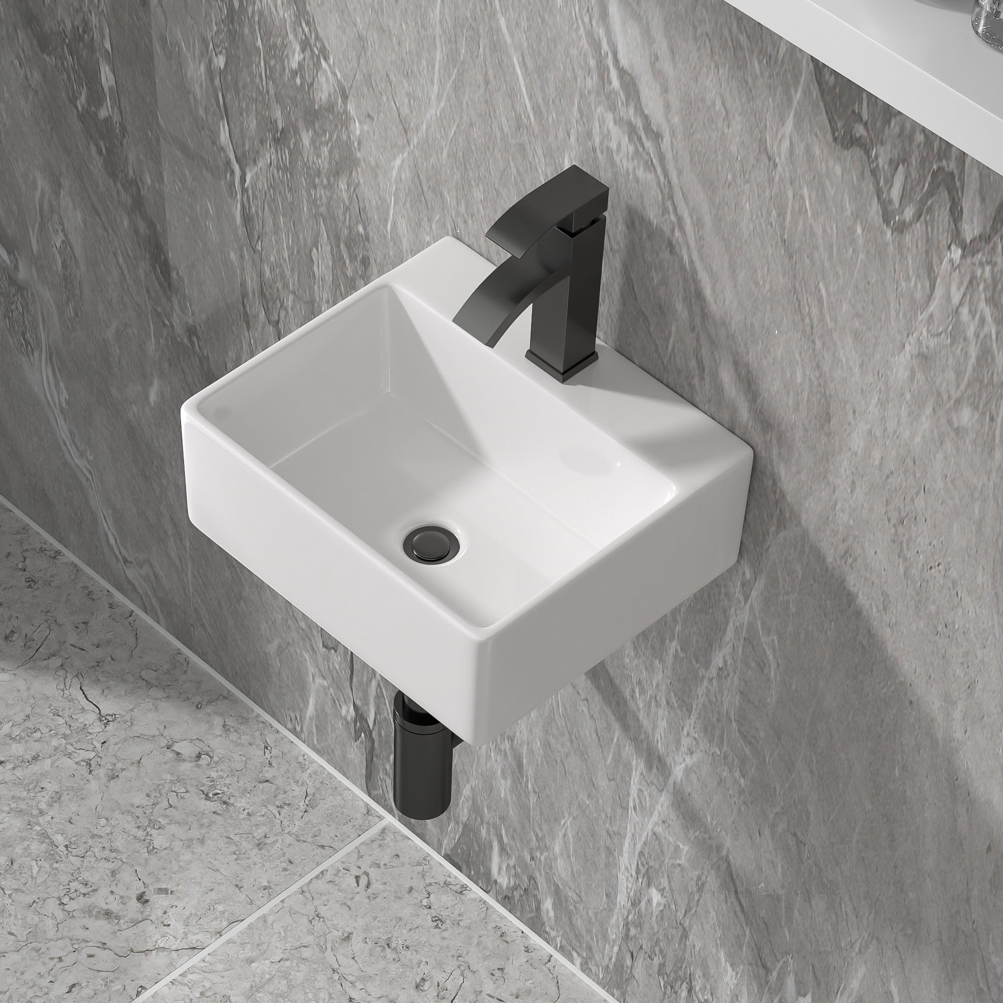 Scratch Resistant Concrete Sink With Faucet Small Vessel Sink | Oval ...