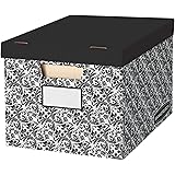 Amazon.com : Bankers Box Home Organization, Cubby Storage Bin, Black ...
