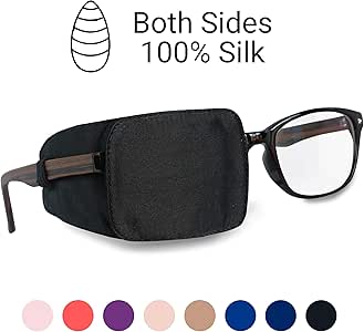 Amazon.com: Astropic Silk Eye Patch for Adults Kids Eye Patch for ...