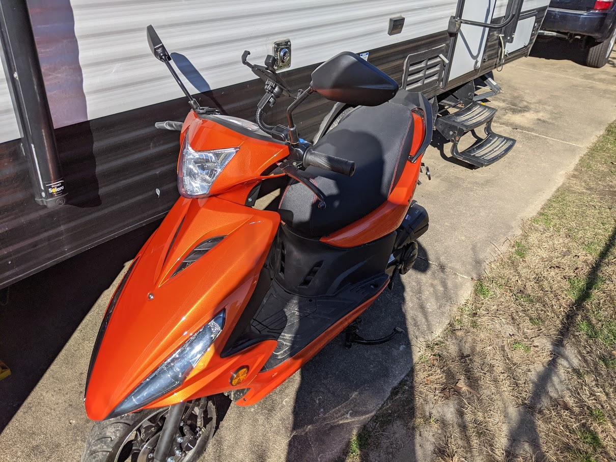$41/mo - Finance X-PRO Bali Moped Scooter Street Scooter Gas Moped ...