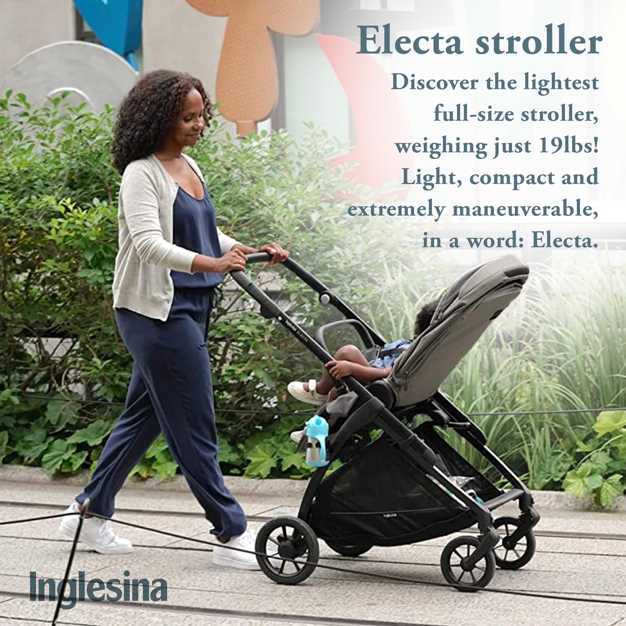 Mua Inglesina Electa Full-Size Stroller, Chelsea Gray – for Babies & Toddlers Up to 55 lbs – One ...