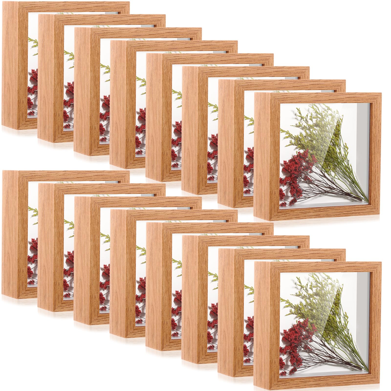 Ripeng 16 Pack Shadow Box Frame Display Case Shadow Box Picture Frame ...
