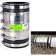 Amazon.com: Fernco 4-inch XL Flexible Pipe Coupling Connector Fitting ...