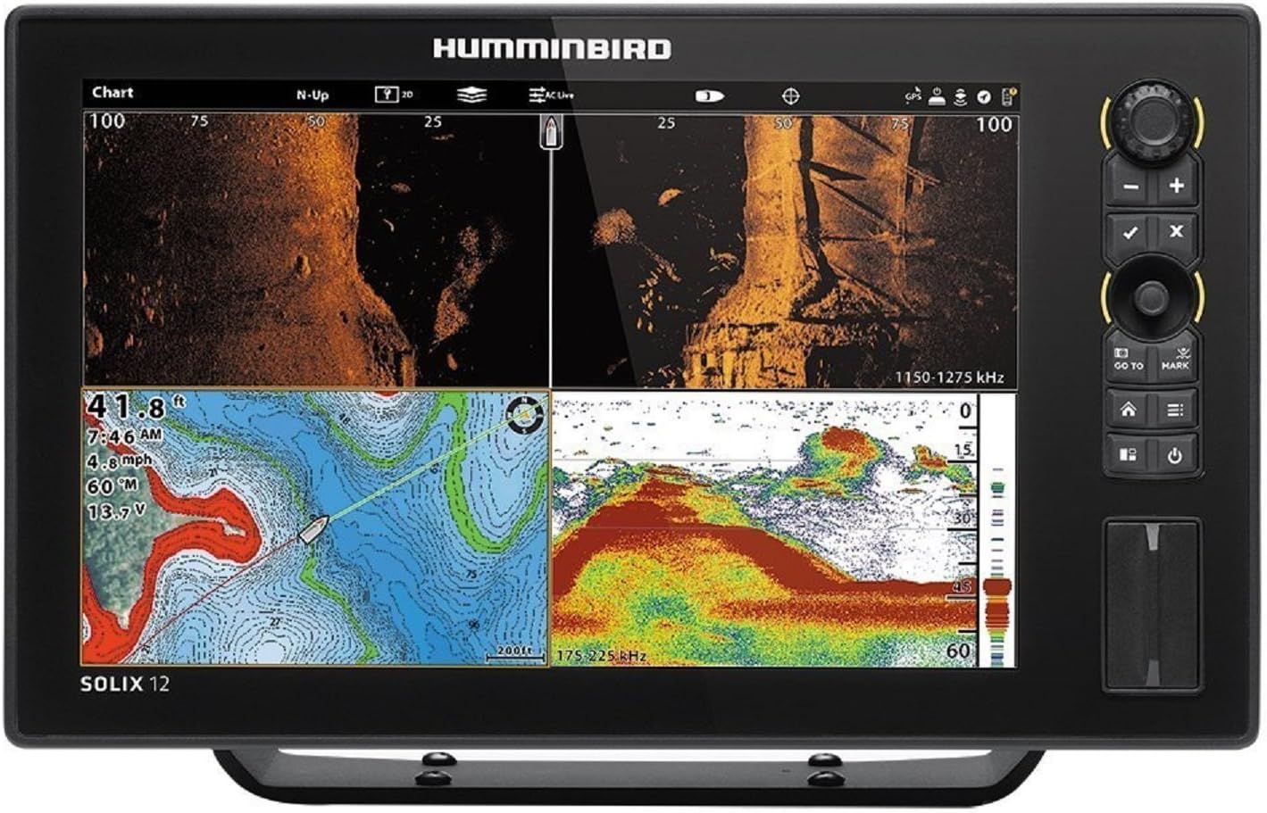 Amazon.com: Humminbird 410410-1 Solix 15 Chirp GPS Fishing Charts ...