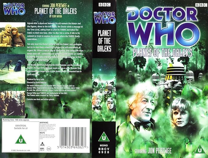 Doctor Who: Planet of the Daleks: Amazon.fr: DVD & Blu-ray