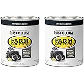 Amazon.com: Rust-Oleum 280153-2PK Farm & Implement Enamel Paint, Quart ...