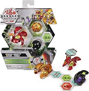Amazon.com: Bakugan Starter Pack 3-Pack, Fused Pegatrix x Goreene Ultra, Armored Alliance ...