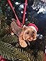 Amazon.com: Sandicast Christmas Ornament, Yorkshire Terrier (Crouching ...