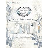 Amazon.com: 49 And Market Collection Pack 12"X12" - Vintage Artistry ...