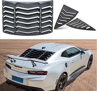 Amazon.com: Camoo Rear and Side Window Louvers Sun Shade Windshield Cover ABS in Matte Black for ...