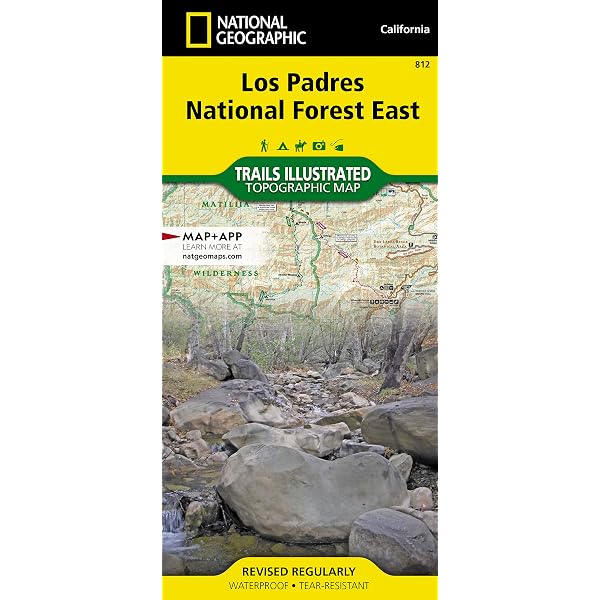 30 Angeles National Forest Map Maps Database Source