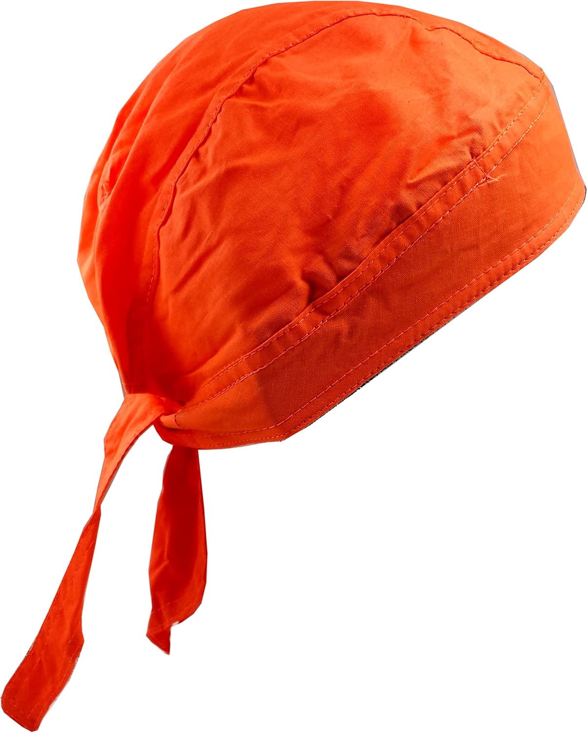 Hi-Vis Blaze Orange Doo Rag Skull Cap Safety Bandana Hunting Head Wrap ...