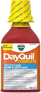 Vicks Dayquil Complete Cold & Flu Liquid 236ml: Amazon.ca: Health ...