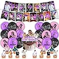 Amazon.com: Myxinkey Party Decorations Merch,Rapper Singer Themed Party ...