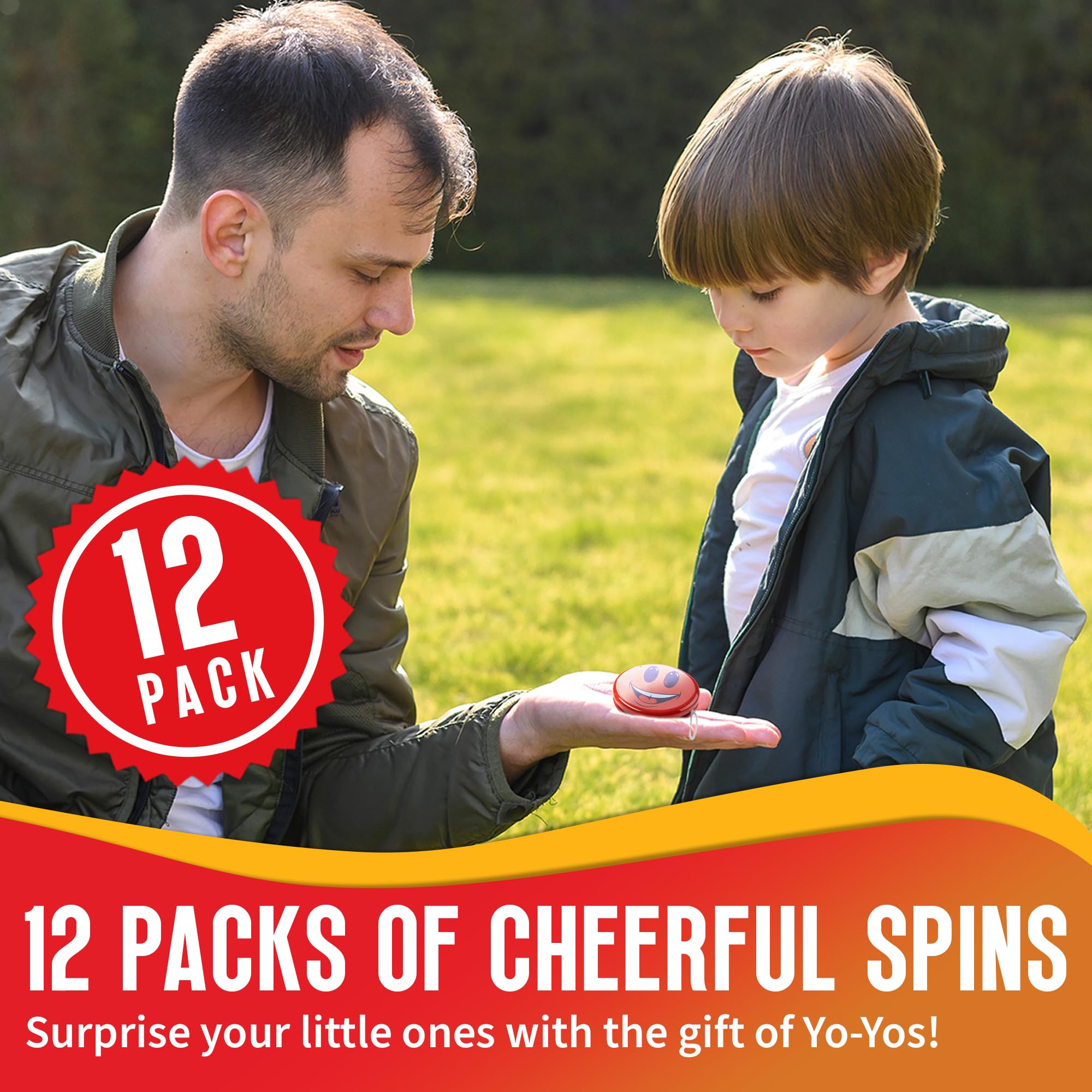 Mua Metal Smiley Faces Yo-Yos - Set of 12 - 2 Inch Yo-Yos for Kids ...