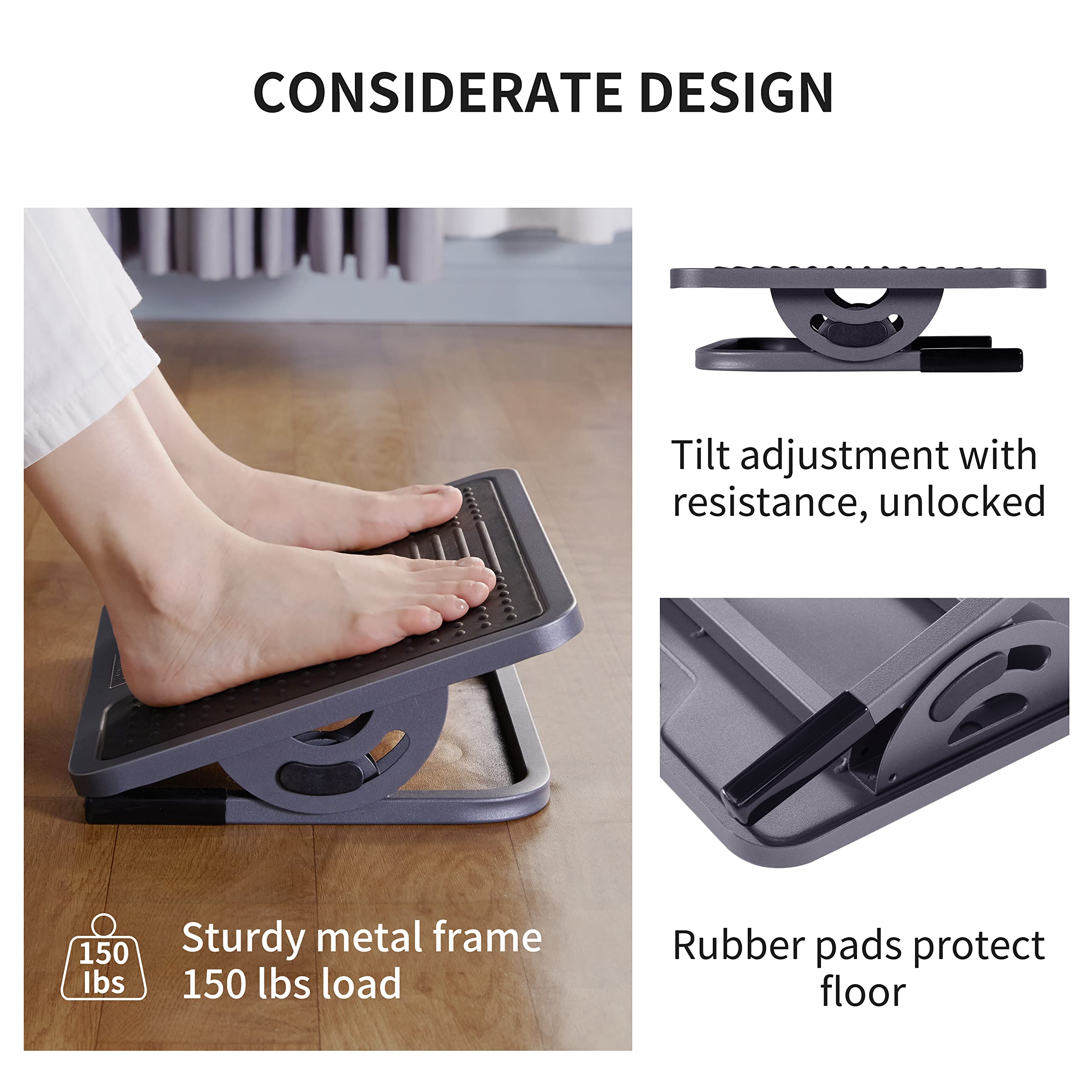 Mua EUREKA ERGONOMIC Tilt Adjustable Footrest, Foot Rest for Under Desk ...