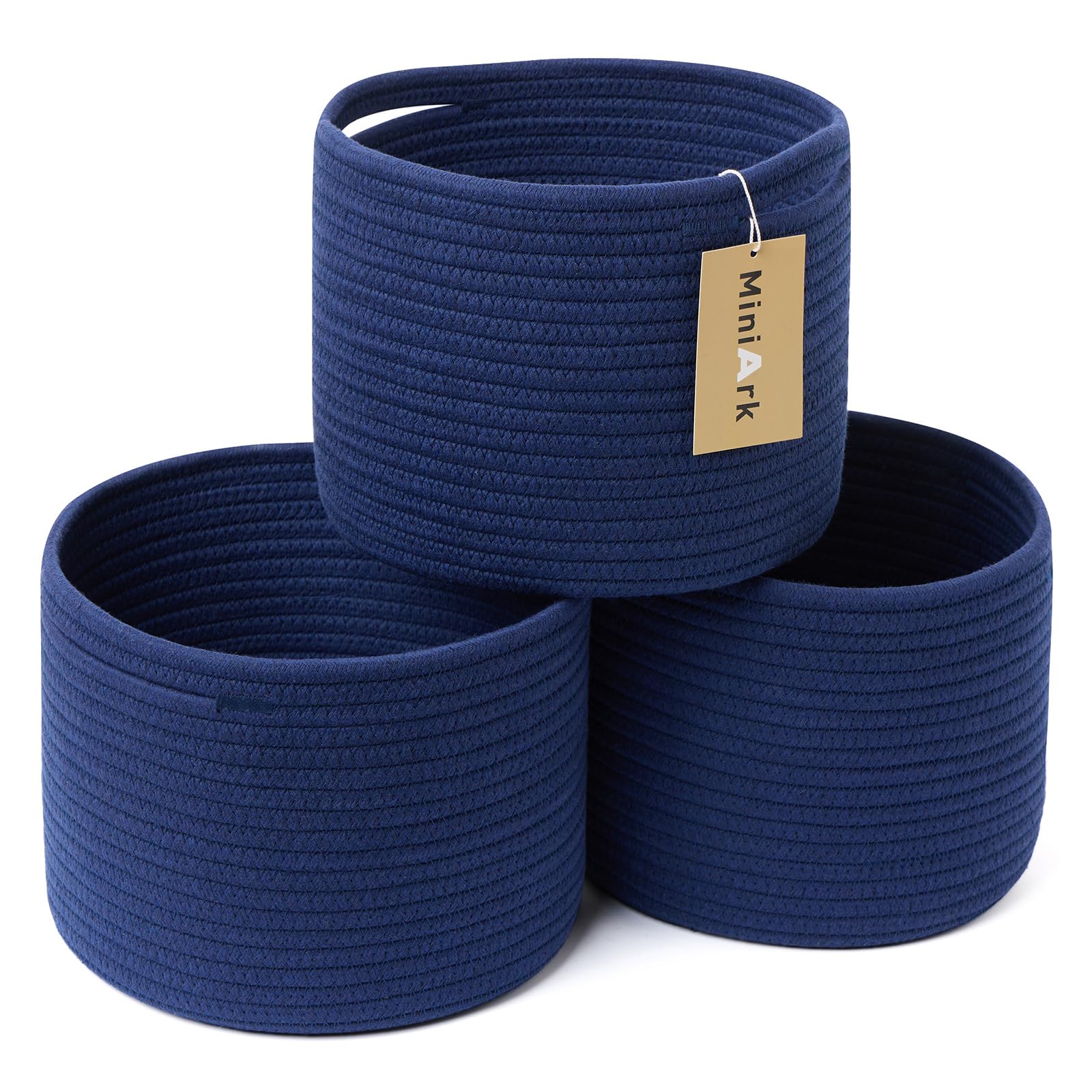 MiniArk Small Basket for Organizing | Cube Shelf Closet Storage Baskets ...