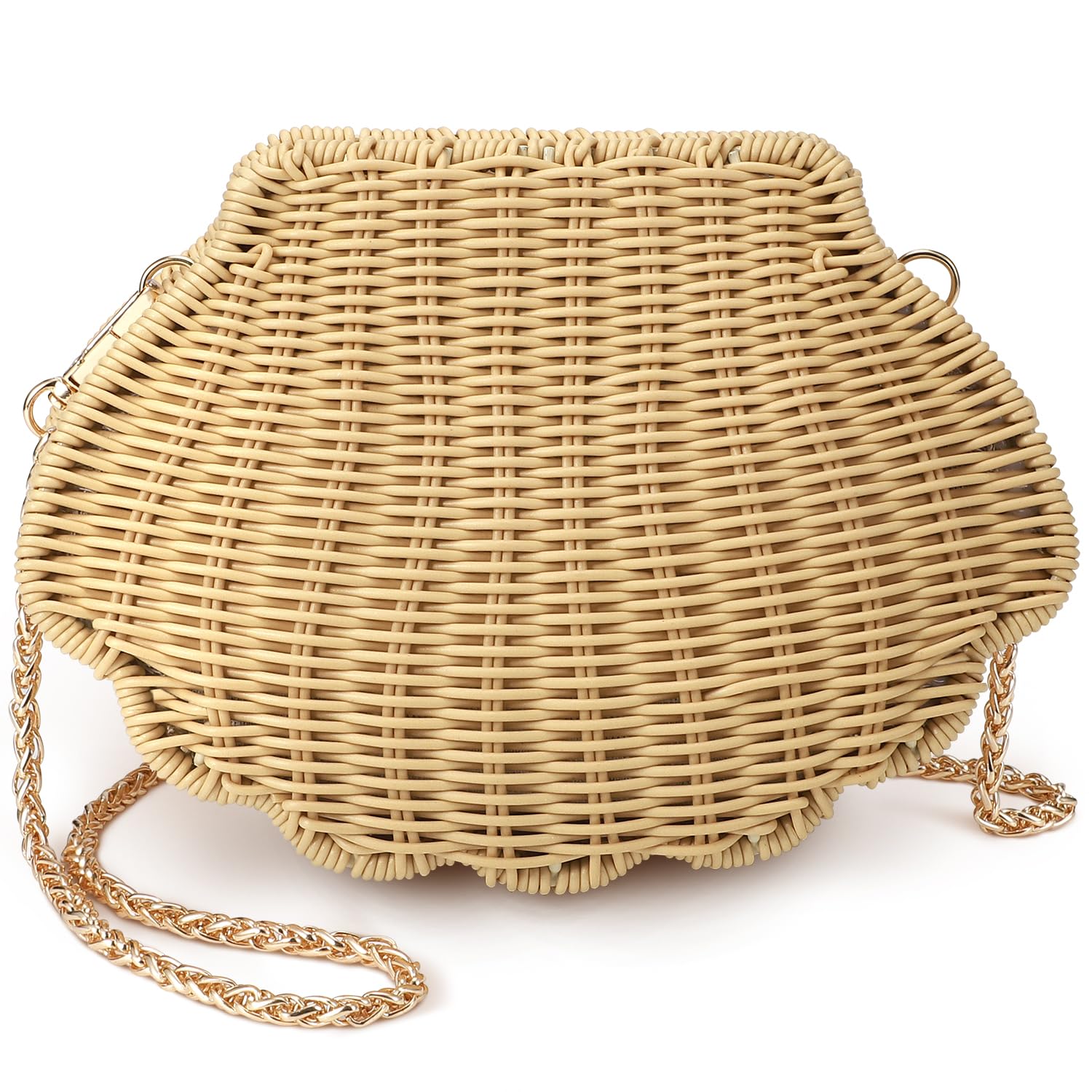 New Kawaii Rattan Purse for Women, Handmade Animal Shaped Shoulder Bag ...