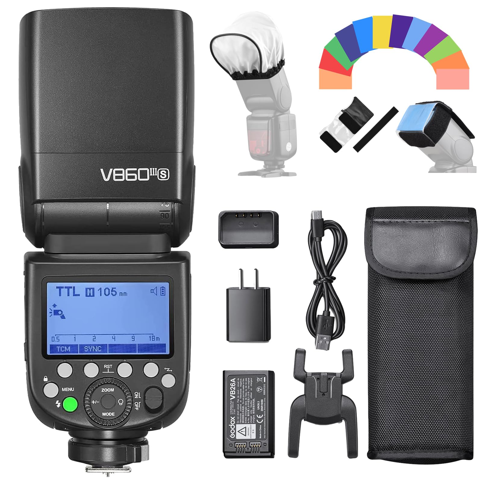 Godox V860III-S Camera Flash Light Wireless TTL Speedlite Modeling ...