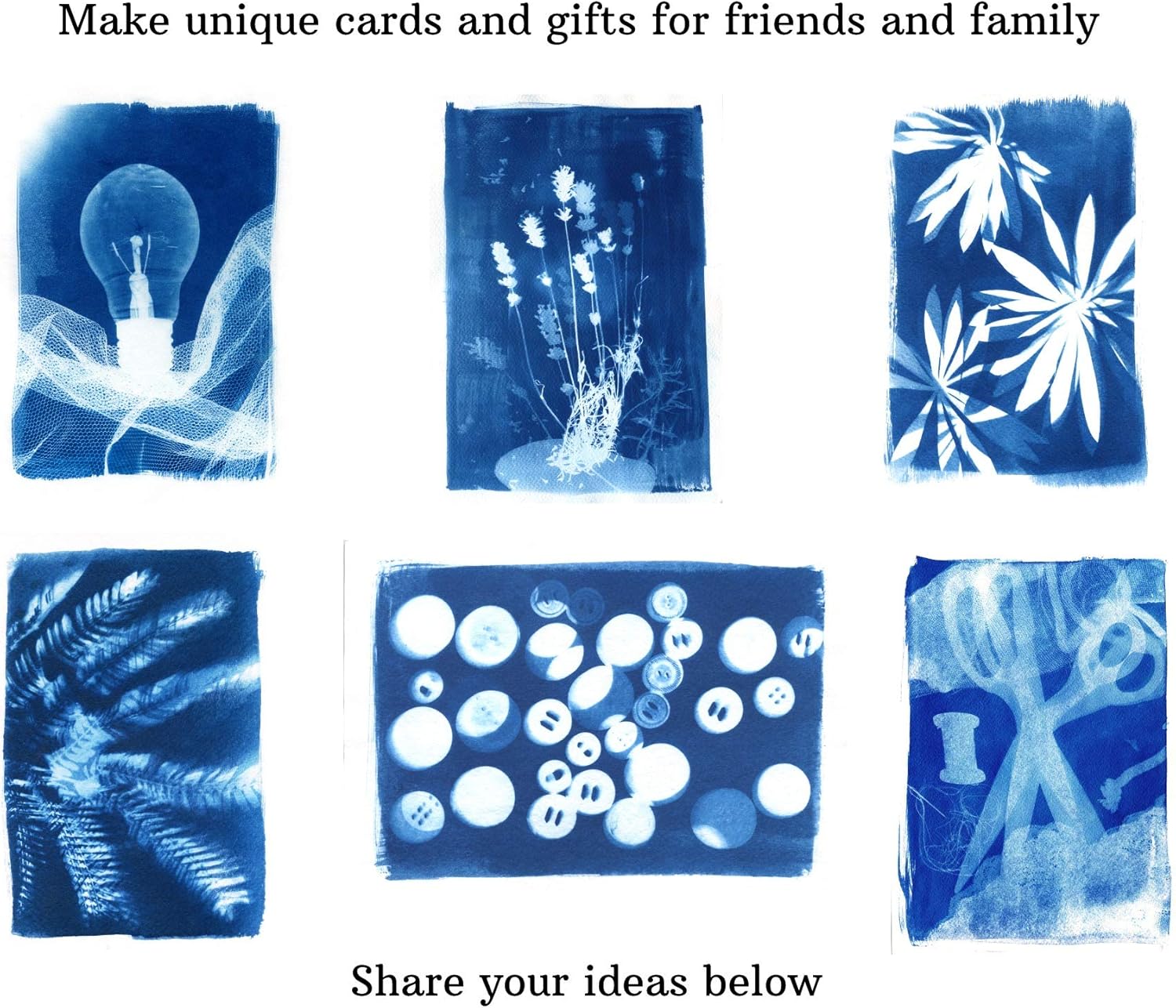 Cyanotype Kit - Make Your Own Light Sensitive Paper for Sun Prints ...