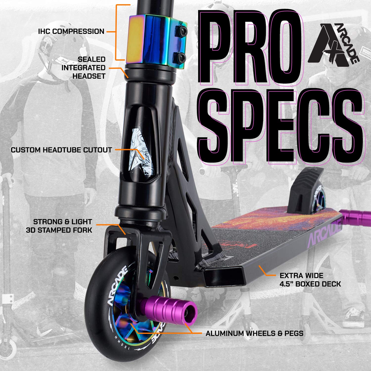 Mua ARCADE Pro Scooters Plus Stunt Scooter for Kids 10 Years and Up ...