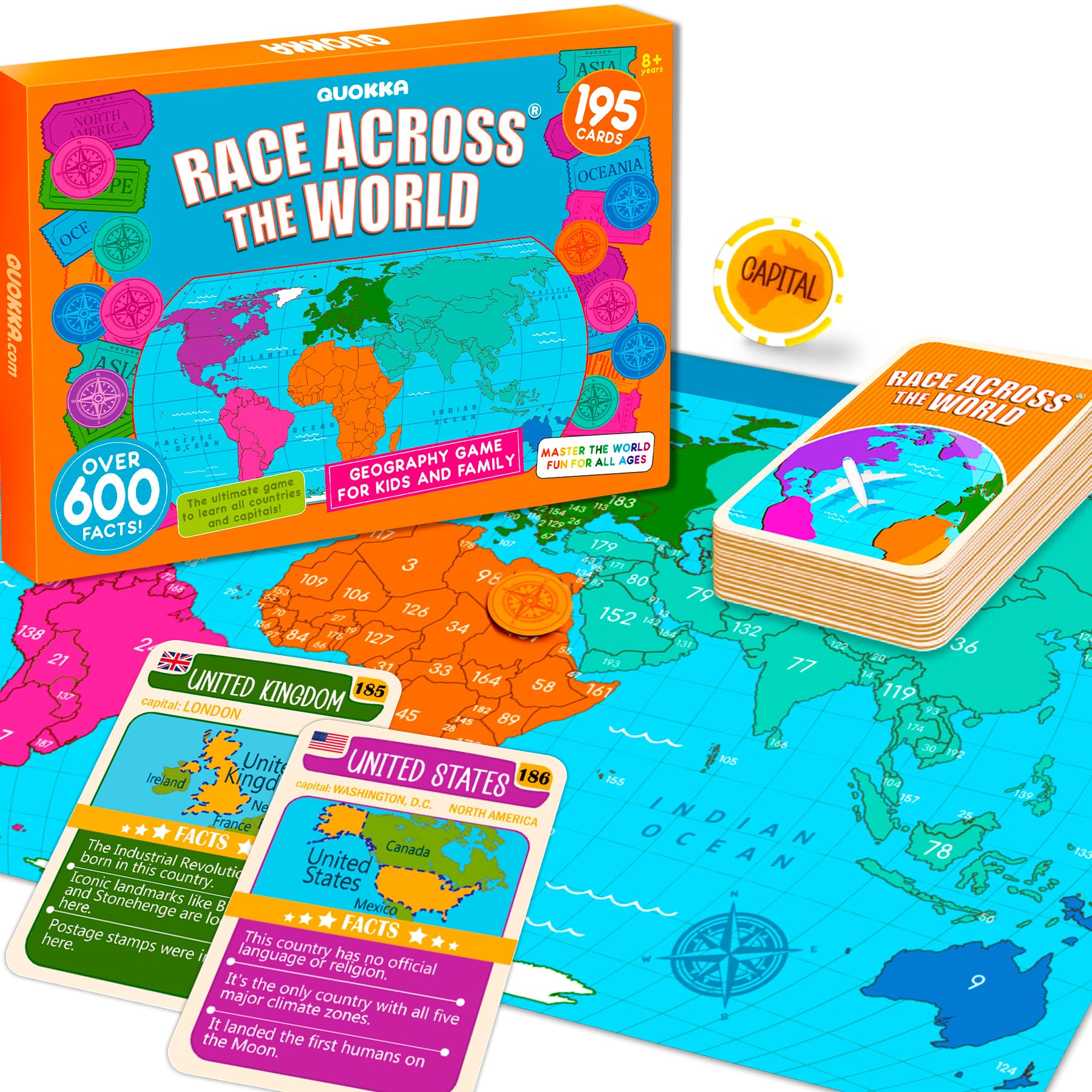 QUOKKA Board Games for Kids 8-12 - Family Games for Kids and Adults ...