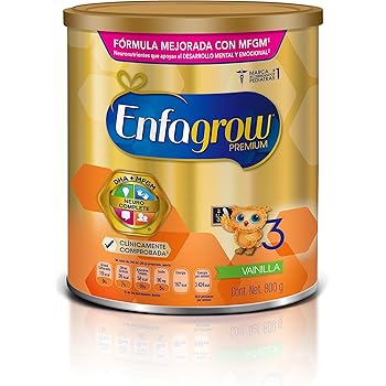 Enfagrow 3, Leche de Crecimiento para Niños Mayores de 12 Meses, Lata ...