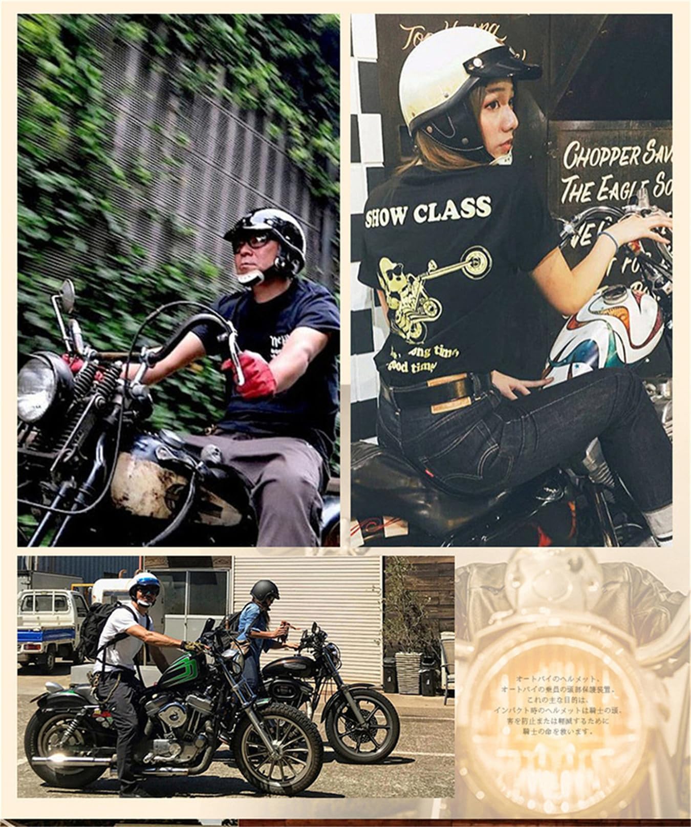 Mua RHRDSV Japan Half Helmet Japanese Style Helmet Pilot Helmet Half ...