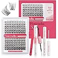 Amazon.com: Fowendia Lash Extension Kit Lash Clusters DIY Eyelash ...