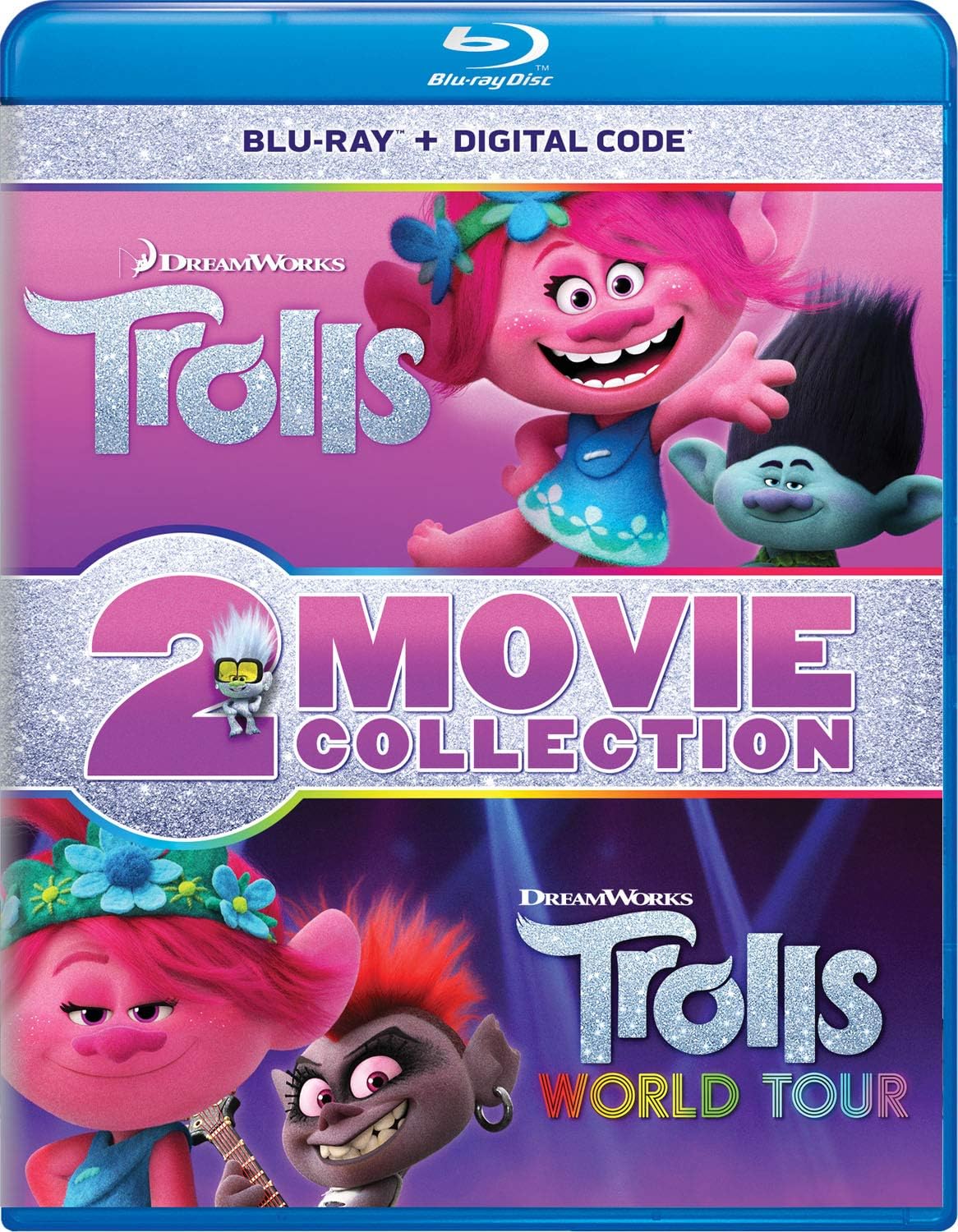 Trolls / Trolls World Tour 2-Movie Collection Blu-Ray/Digital: Amazon ...