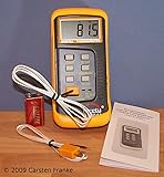 Supco EM60 Dual-Channel Differential Digital Thermocouple Thermometer ...